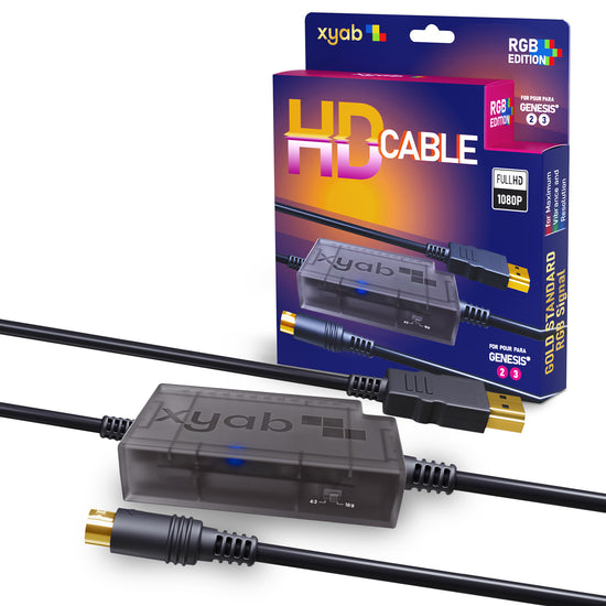 RGB+ HD Link Cable for Sega Genesis® 1 – XYAB