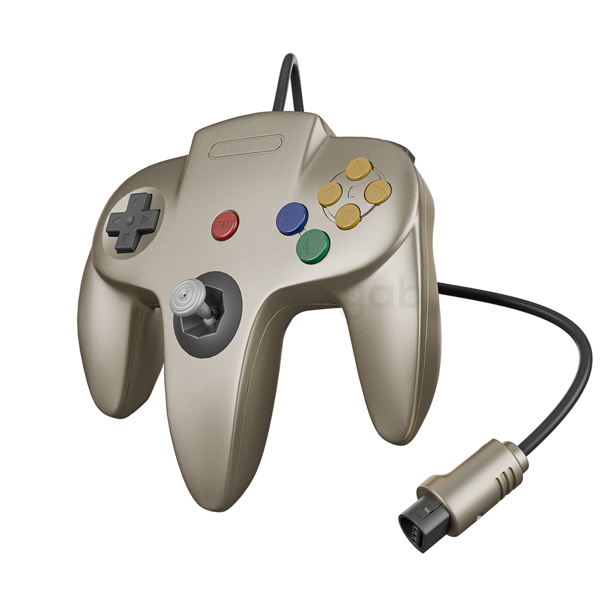 PROTO64 Gold Wired Controller for Nintendo 64® - XYAB