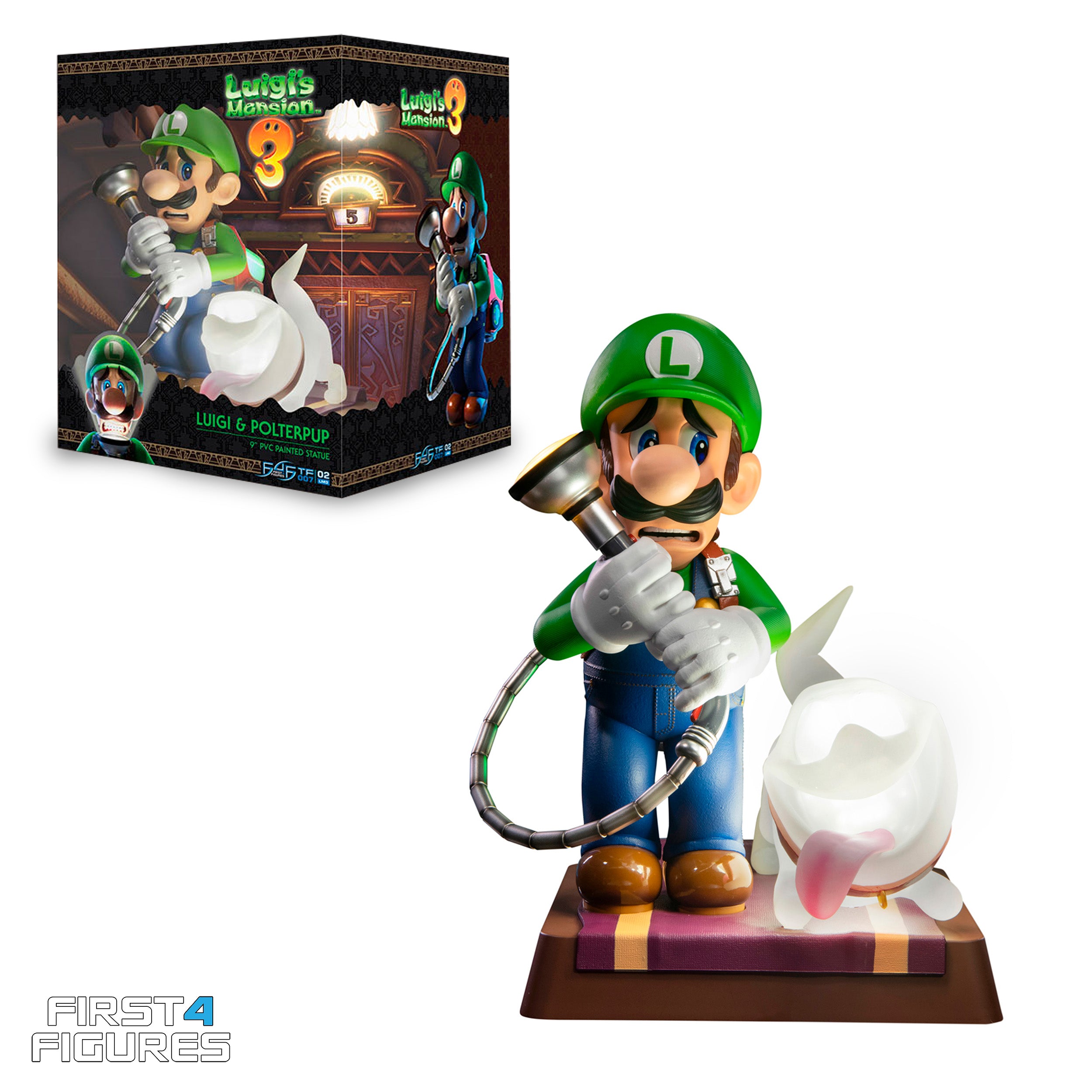 Luigi & Polterpup 9" Statue Collector's Edition by First 4 Figures – XYAB