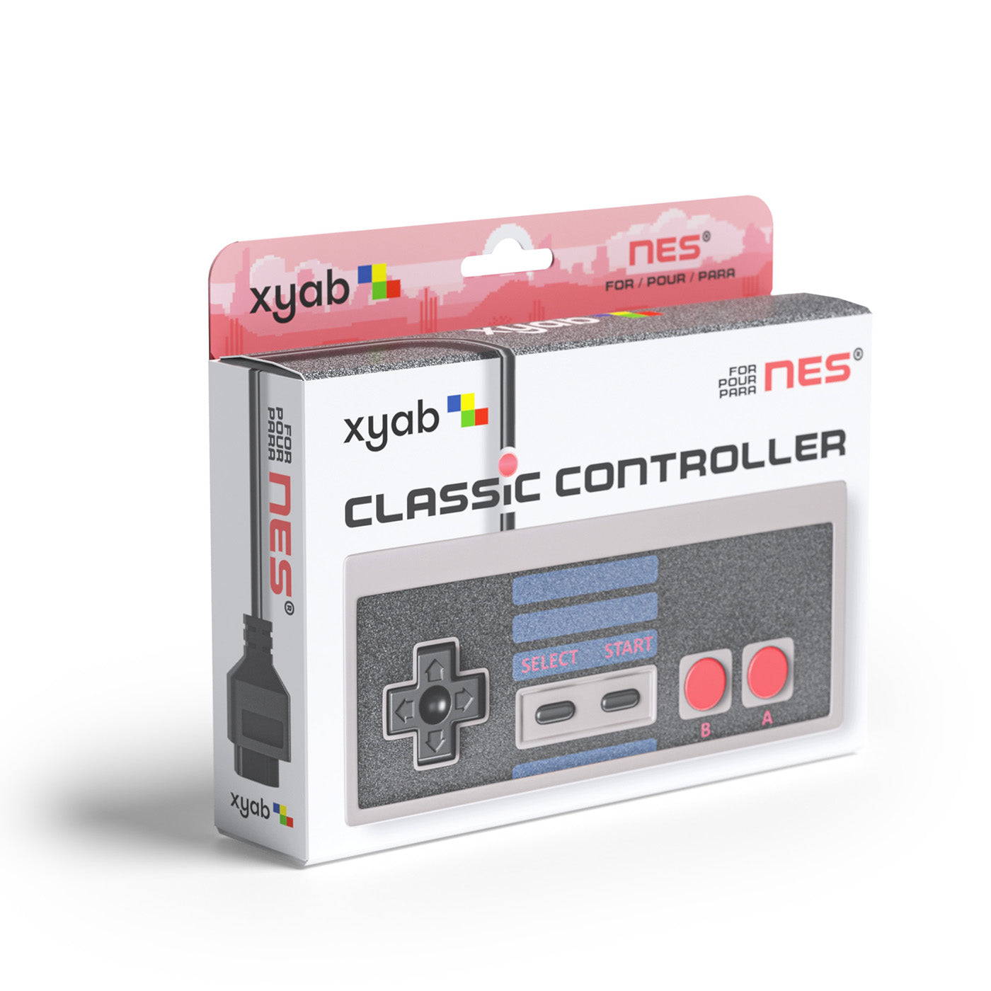 Wired Controller for original Nintendo NES® - XYAB