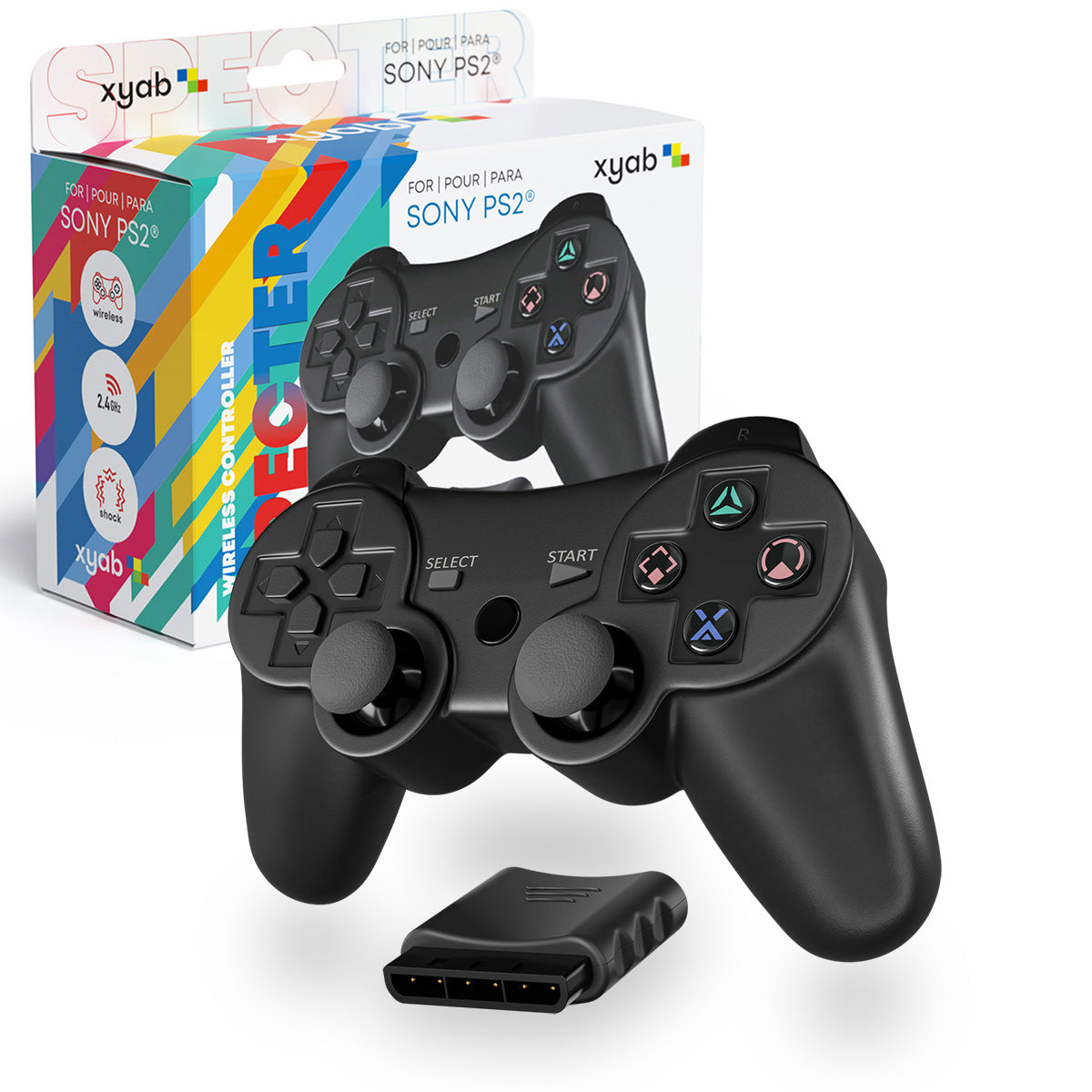 SPECTER Wireless Controller for Sony PS2® - XYAB