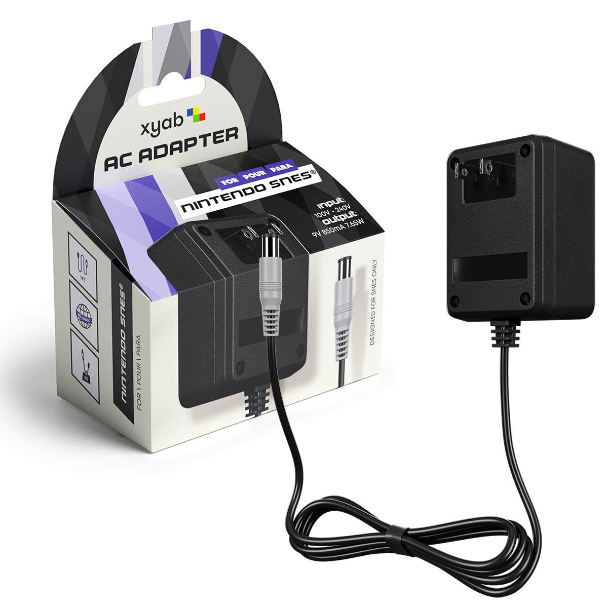 Power Adapter for Nintendo SNES® – XYAB