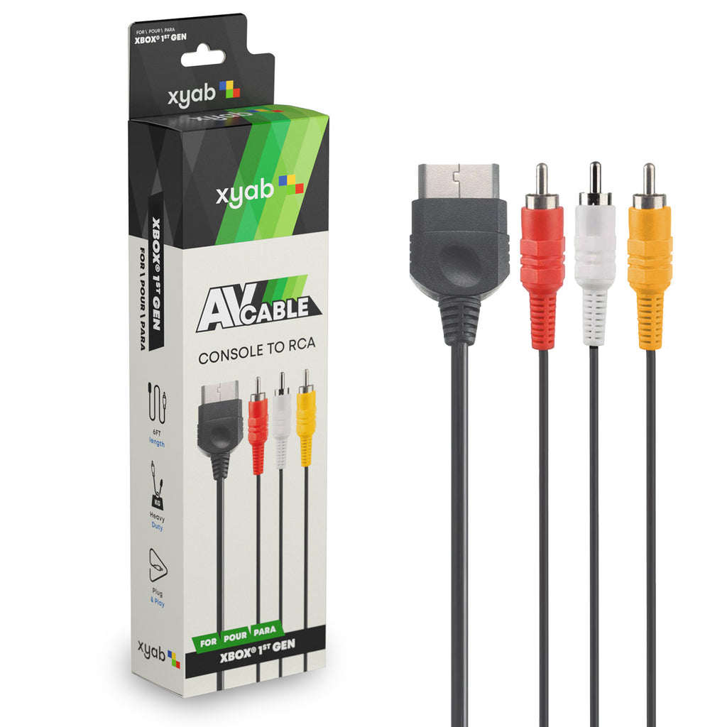 AV Composite Cable for Orignal Microsoft Xbox® – XYAB