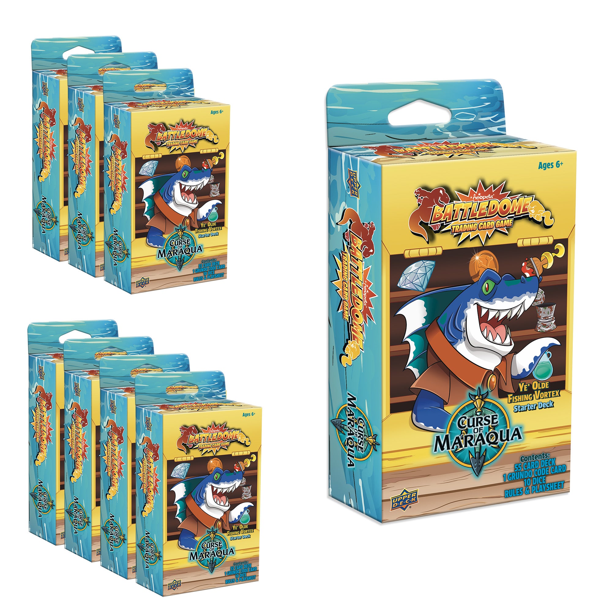 Neopets Battledome Curse of Maraqua Starter Decks 8 Pack – XYAB