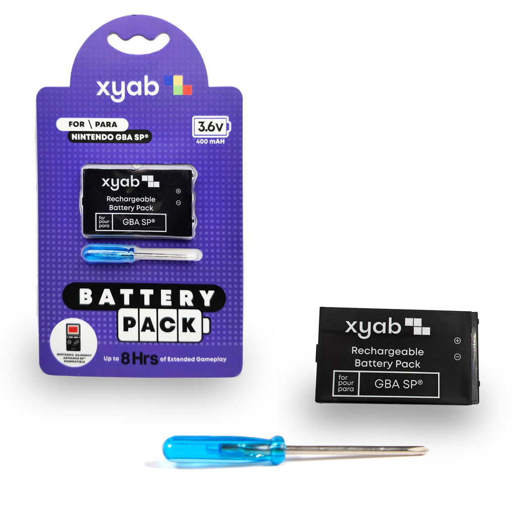 Rechargeable Battery Pack for Nintendo GBA SP® – XYAB