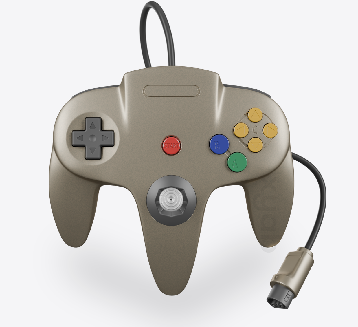 PROTO64 Gold Wired Controller for Nintendo 64® - XYAB