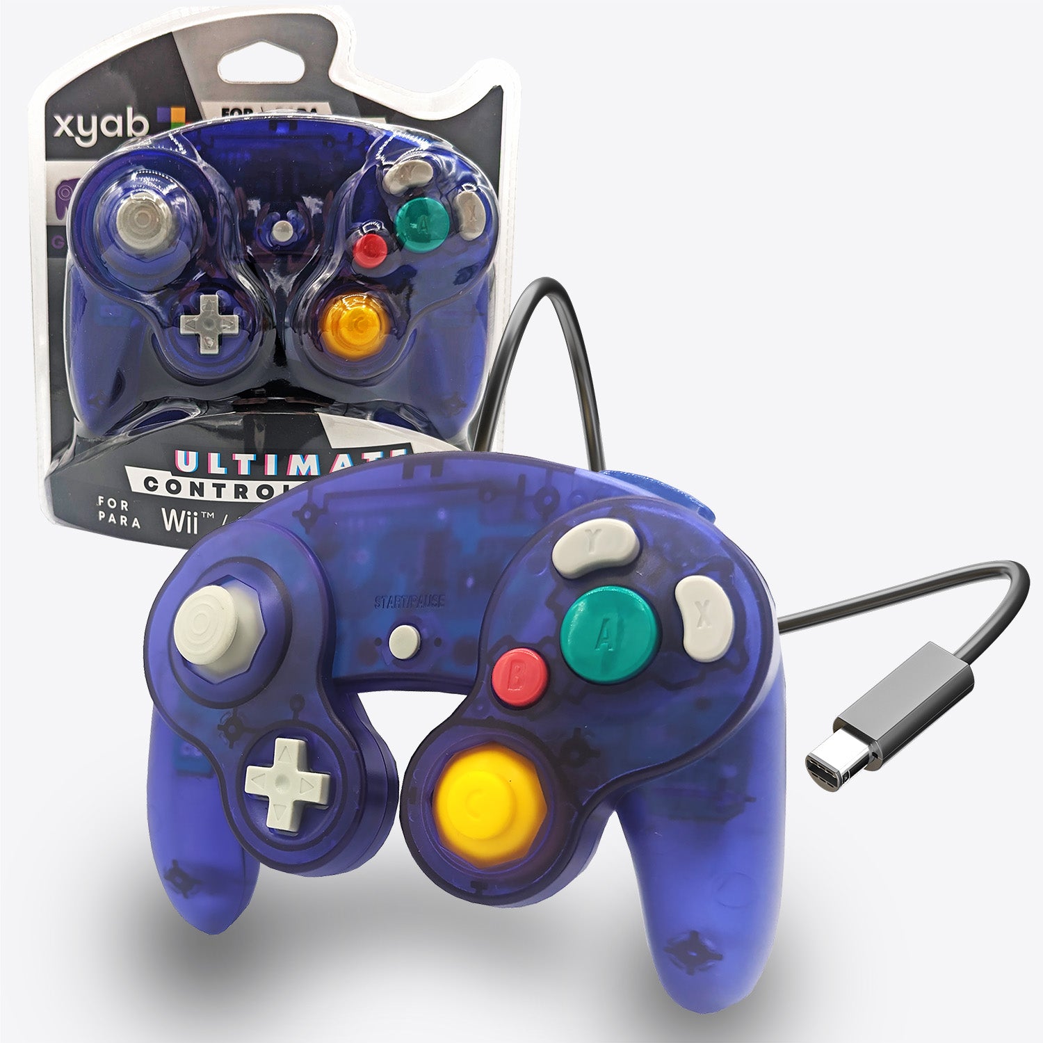 Wired Controller for Nintendo GameCube® - Grape - XYAB