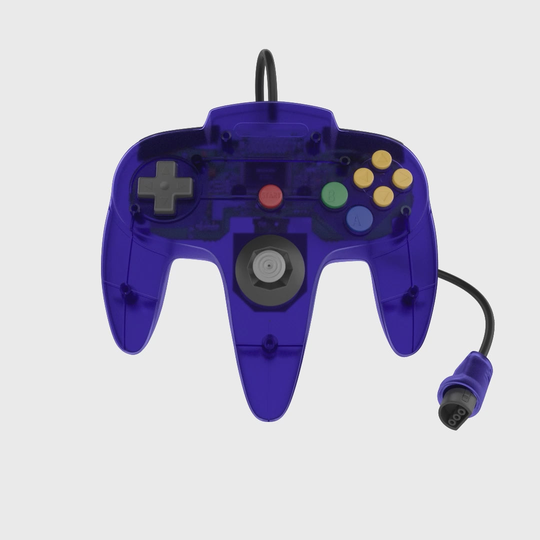 PROTO64 Galactic Grape Wired Controller for Nintendo 64® – XYAB