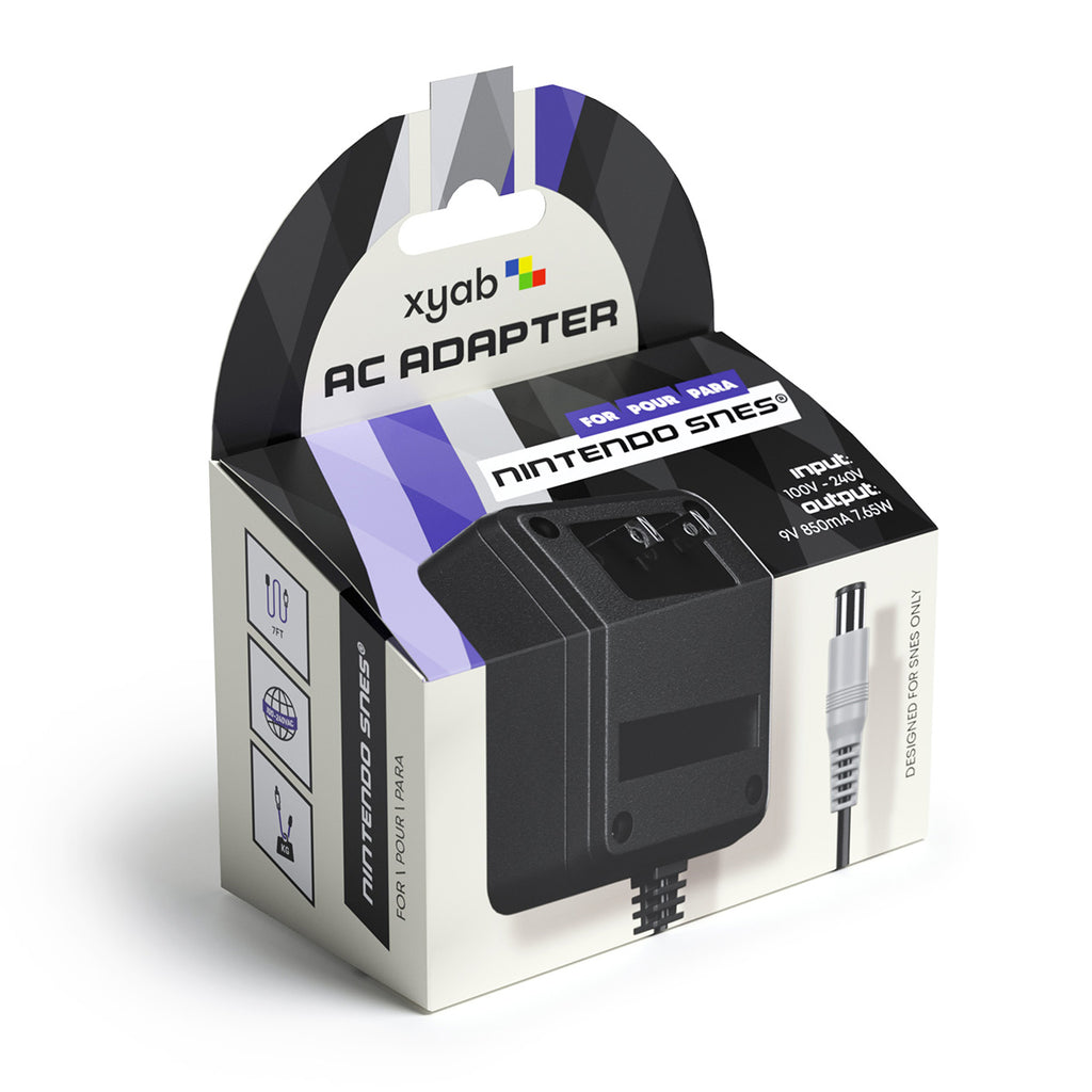 Power Adapter for Nintendo SNES® – XYAB