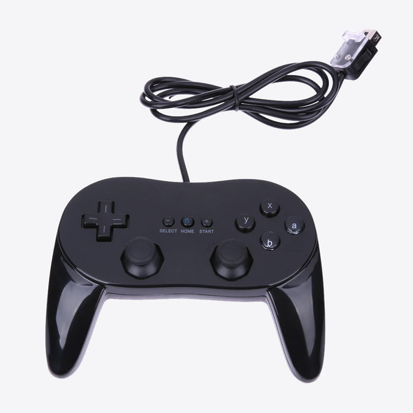 Pro Style Wired Classic Controller for Nintendo Wii® & Wii U® - Black ...
