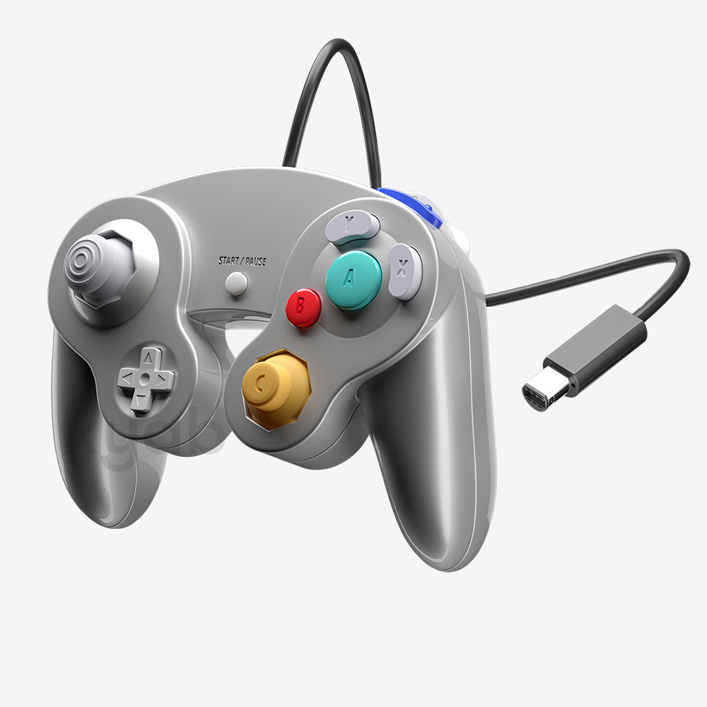 Wired Controller for Nintendo GameCube® - Silver - XYAB
