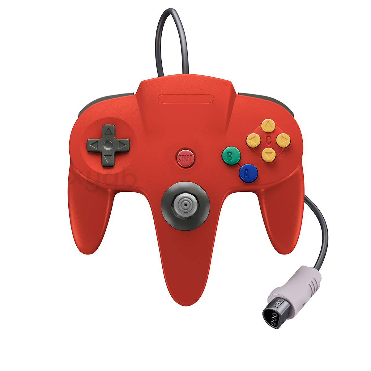 PROTO64 Red Wired Controller for Nintendo 64® - XYAB