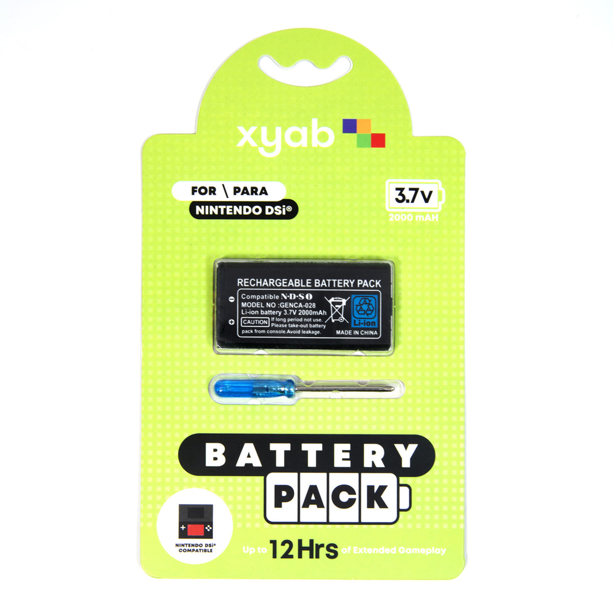 Rechargeable Battery Pack for Nintendo DSi® Systems - XYAB