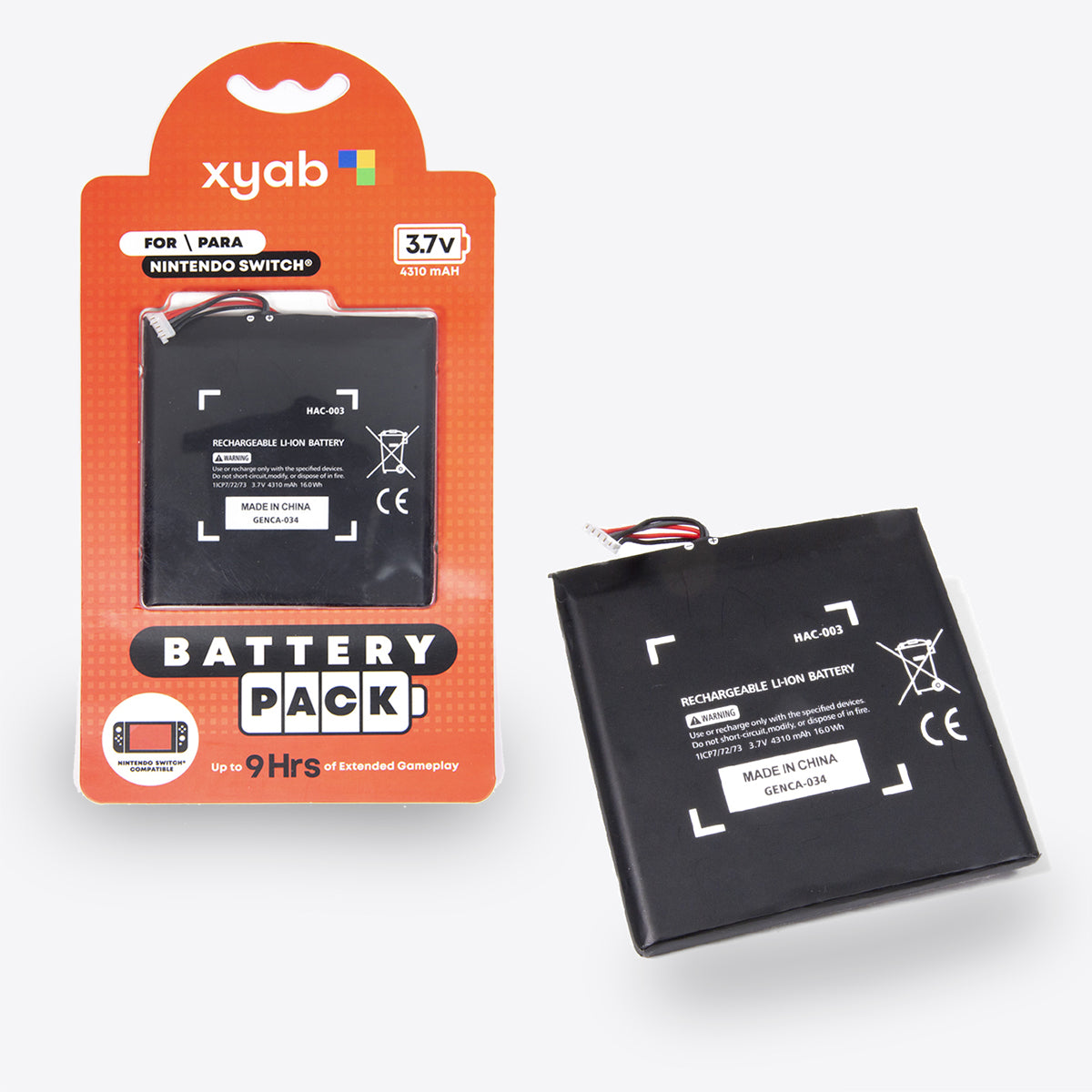 Rechargeable Battery Pack for Nintendo Switch® - XYAB