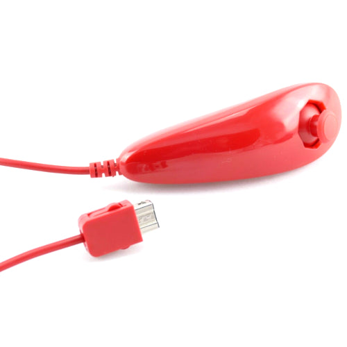 Wired Nunchuck Controller - Red for Nintendo Wii® - XYAB